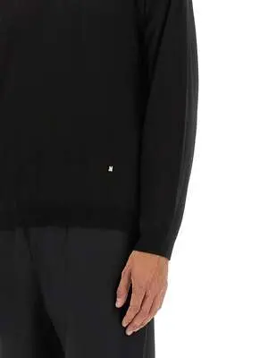 Moschino Wool And Silk Pullover - Black