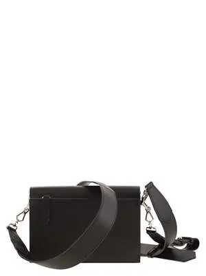 Max Mara Leather Crossbody Bag - Black