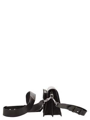 Max Mara Leather Crossbody Bag - Black