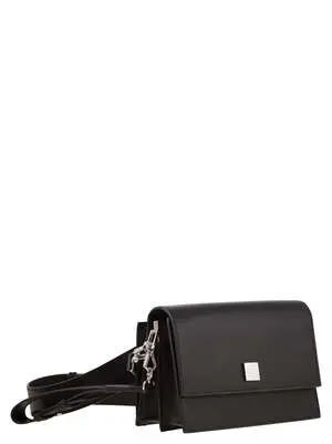 Max Mara Leather Crossbody Bag - Black