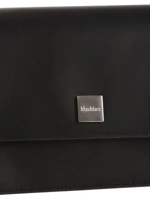Max Mara Leather Crossbody Bag - Black