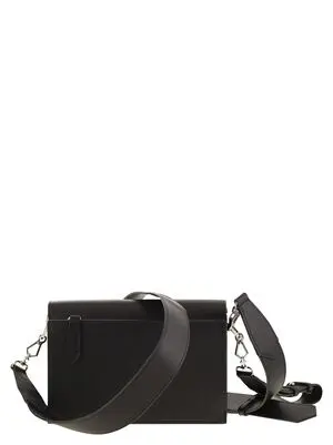 Max Mara Leather Crossbody Bag - Black
