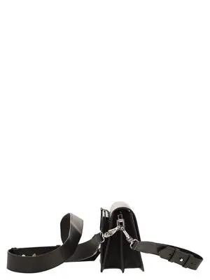 Max Mara Leather Crossbody Bag - Black