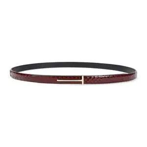 TOM FORD Python Belt - Red