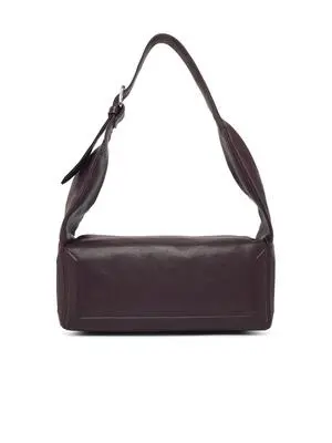 MAISON MARGIELA Medium 'box Eas West' Burgundy Leather Bag - Multicolor