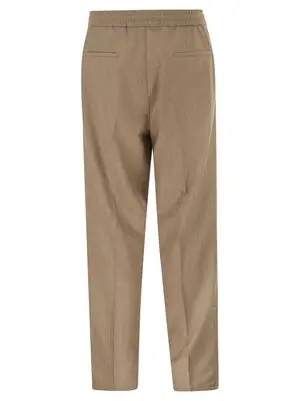 Brunello Cucinelli Tailored Jogger Trousers In Virgin Wool
