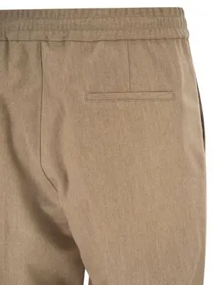 Brunello Cucinelli Tailored Jogger Trousers In Virgin Wool
