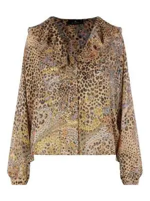 Etro Printed Silk Shirt