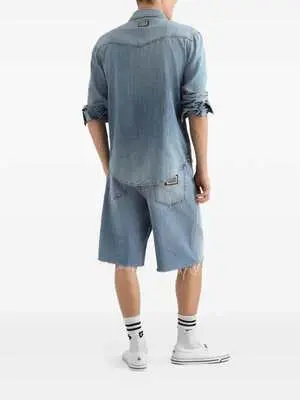 Dolce & Gabbana Logo Denim Shorts