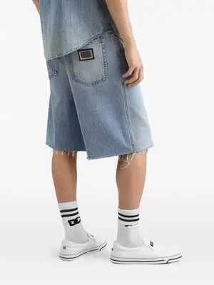 Dolce & Gabbana Logo Denim Shorts