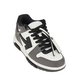 Off-White Out Of Office Leather Sneakers - Gray