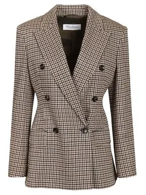 Max Mara Double-breasted Blazer - Multicolor