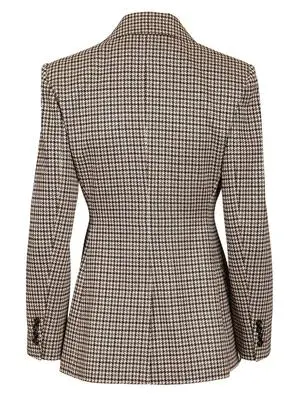 Max Mara Houndstooth Blazer - Multicolor