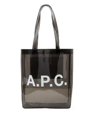 A.p.c. Lou Transparent Tote Bag - Gray