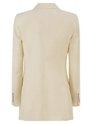 Max Mara Virgin Wool Blazer - Cream