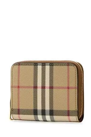 Burberry Printed Canvas Wallet - Multicolor