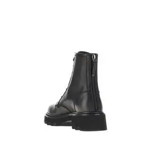 ROGER VIVIER Leather Viv' Rangers Truck Boots - Black