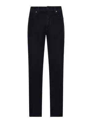 Stone Island Slim Jeans With Compass Logo - Black