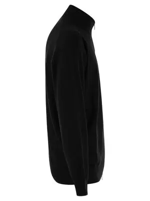 Brunello Cucinelli High-necked Cashmere Cardigan With Zip