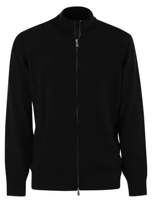 BRUNELLO CUCINELLI BRUNELLO CUCINELLI High-Necked Cashmere Cardigan With Zip