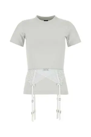 Balenciaga Stretch Cotton T-shirt - White