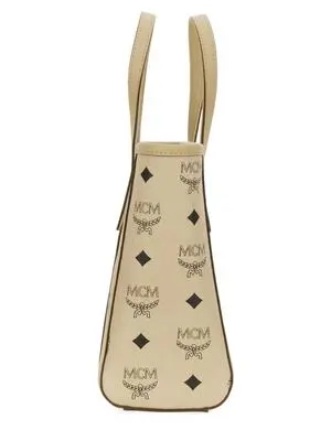 Mcm Borsa Shopper Toni Mini - Cream