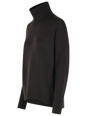 LISA YANG Heidi Cashmere Turtleneck Sweater - Brown