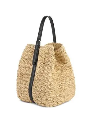 TOTEME Rafia Belted Tote Bag