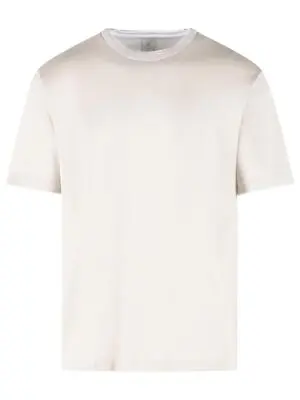 Eleventy Beige Cotton T-shirt