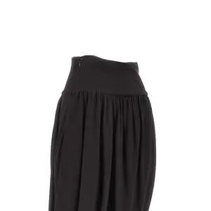 Alaïa Draped Jersey Skirt