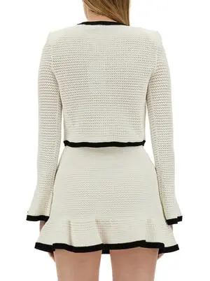 SELF-PORTRAIT Crochet Cardigan