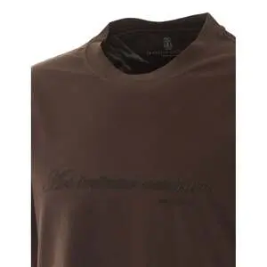Brunello Cucinelli T-shirt With Embroidery