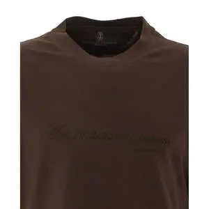 Brunello Cucinelli T-shirt With Embroidery