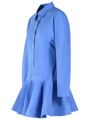 GANNI Light Stretch Cotton Mini Dress
