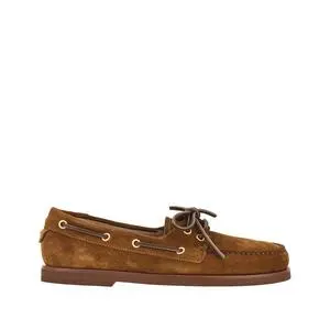 GIANVITO ROSSI Vandée Suede Boat Shoes