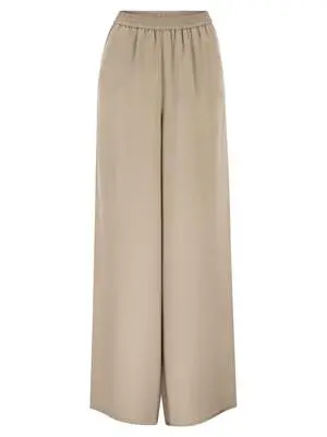 MAX MARA Max Mara Women Mxmvolonta - Pure Silk Wide-Leg Trousers