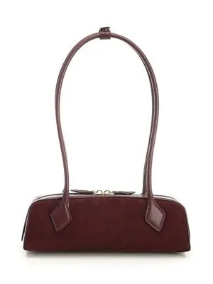 Alaïa Small Le Teckel Suede Bag