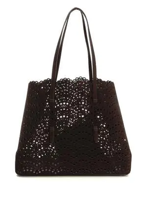 Alaïa Large Mina Bag - Brown