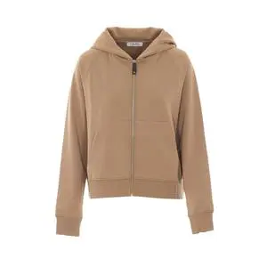Max Mara Zipped Hoodie - Cream