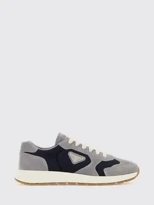 Prada PRADA Prax Sneakers In Suede And Re-Nylon Gray