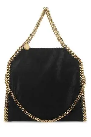 Stella McCartney Shaggy Deer Mini Falabella Handbag - Black