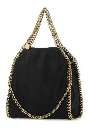 Stella McCartney Shaggy Deer Mini Falabella Handbag - Black