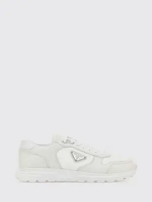 Prada Prax 2.0 Leather Sneakers - White