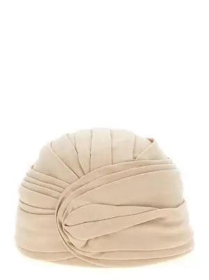 Valentino Garavani Valentino Garavani Women Valentino Garavani Wool Rigid Turban Cream