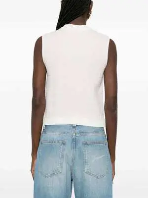 Balmain Sleeveless Top With Button