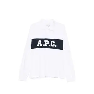 A.p.c. Polo Shirts - White