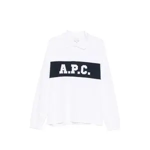 A.p.c. Polo Shirts - White