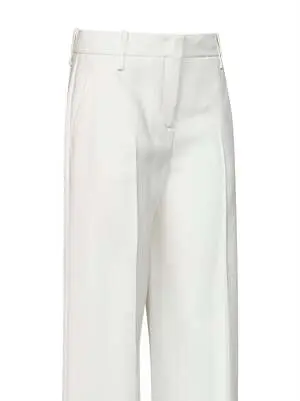 ERMANO SCERVINO Ermanno Scervino White Interlock Bootcut Trousers