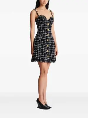 Balmain Tweed Dress With Chain