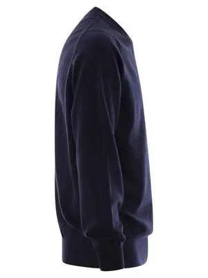 Brunello Cucinelli Cashmere Crewneck Knitwear - Blue